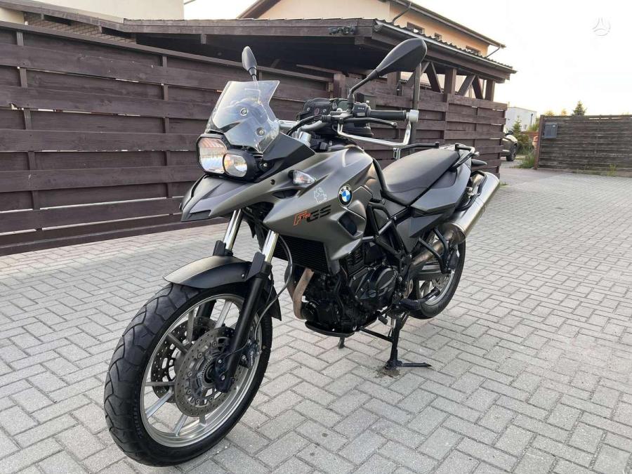 Pelēks BMW F 700GS 2013 Viļņa, ar dzinēja tilpumu 0.80 L un nobraukumu 41 tūkst. km par 4900 €, foto 1 vietnē AUTOMOTO.COM.LV