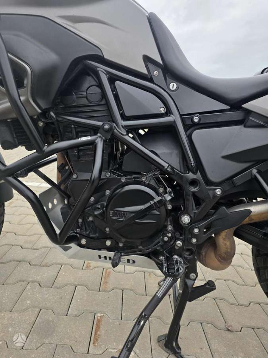 Grey BMW F 700GS 2013 in Vilnius, with an engine capacity of 0.80 L and mileage of 30 thousand km for 4999 €, photo 14 on AUTOMOTO.COM.LV
