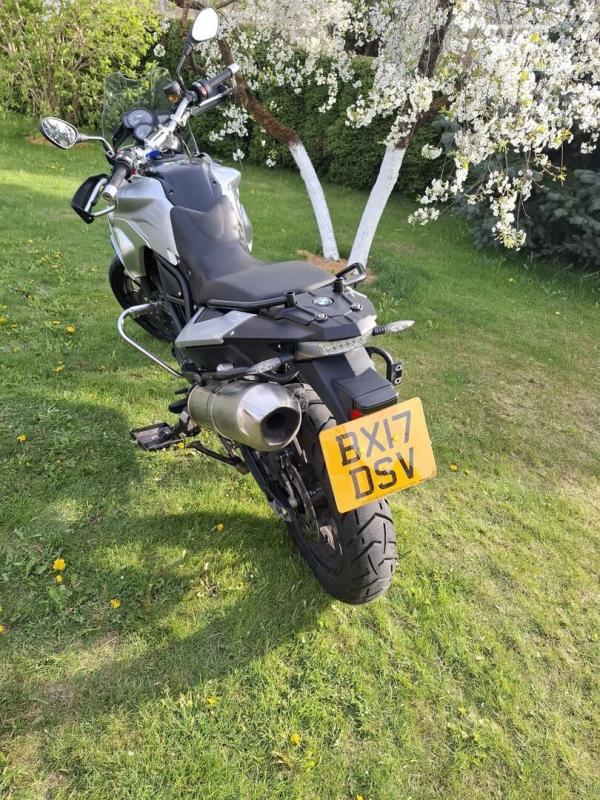 Серый БМВ F 700GS 2017 в Ионишкис, объемом двигателя 0.80 л и пробегом 28 тыс. км за 5000 €, фото 3 на AUTOMOTO.COM.LV