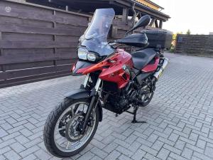 Red BMW F 700GS 2013 in Vilnius, with an engine capacity of 0.80 L and mileage of 30 thousand km for 5200 €, photo  on AUTOMOTO.COM.LV