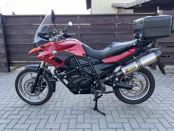 Красный БМВ F 700GS 2013 в Вильнюс, объемом двигателя 0.80 л и пробегом 30 тыс. км за 5200 €, фото 4 на AUTOMOTO.COM.LV