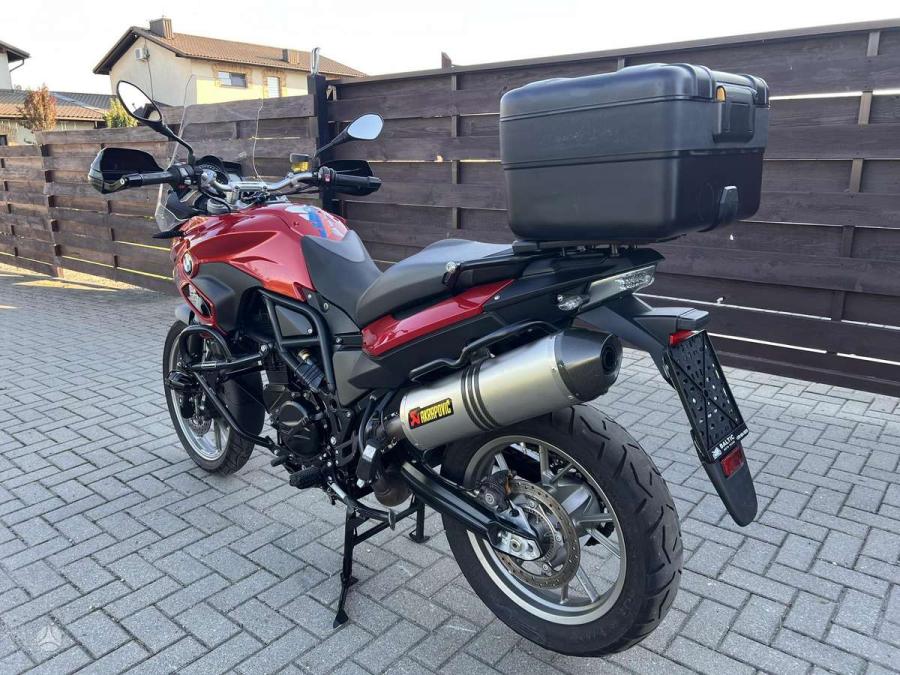 Sarkans BMW F 700GS 2013 Viļņa, ar dzinēja tilpumu 0.80 L un nobraukumu 30 tūkst. km par 5200 €, foto 7 vietnē AUTOMOTO.COM.LV