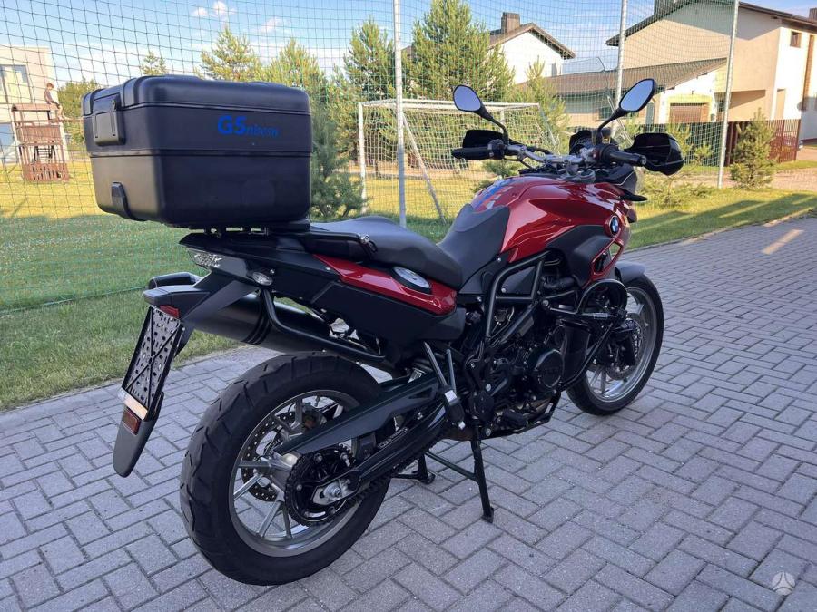 Sarkans BMW F 700GS 2013 Viļņa, ar dzinēja tilpumu 0.80 L un nobraukumu 30 tūkst. km par 5200 €, foto 11 vietnē AUTOMOTO.COM.LV