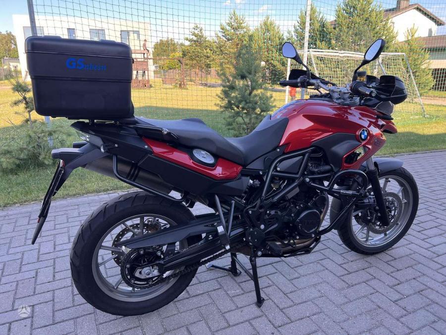 Sarkans BMW F 700GS 2013 Viļņa, ar dzinēja tilpumu 0.80 L un nobraukumu 30 tūkst. km par 5200 €, foto 12 vietnē AUTOMOTO.COM.LV