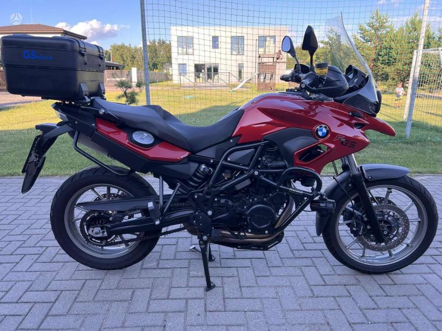 Sarkans BMW F 700GS 2013 Viļņa, ar dzinēja tilpumu 0.80 L un nobraukumu 30 tūkst. km par 5200 €, foto 13 vietnē AUTOMOTO.COM.LV