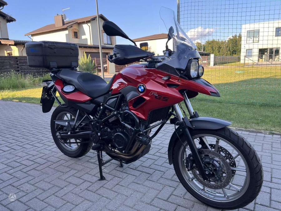 Sarkans BMW F 700GS 2013 Viļņa, ar dzinēja tilpumu 0.80 L un nobraukumu 30 tūkst. km par 5200 €, foto 14 vietnē AUTOMOTO.COM.LV