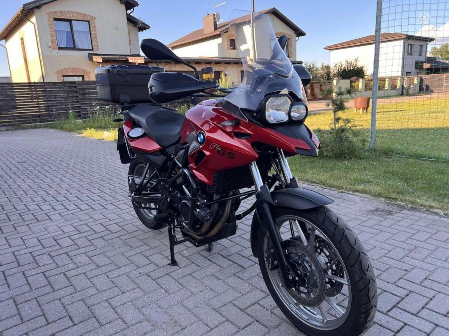 Sarkans BMW F 700GS 2013 Viļņa, ar dzinēja tilpumu 0.80 L un nobraukumu 30 tūkst. km par 5200 €, foto 15 vietnē AUTOMOTO.COM.LV