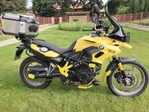 Yellow BMW F 700GS 2013 in Vilnius, with an engine capacity of 0.80 L and mileage of 58 thousand km for 5250 €, photo  on AUTOMOTO.COM.LV