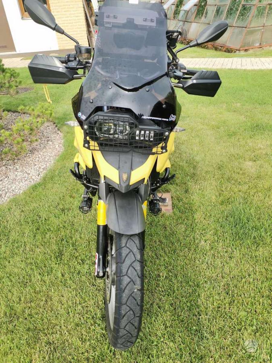 Yellow BMW F 700GS 2013 in Vilnius, with an engine capacity of 0.80 L and mileage of 58 thousand km for 5250 €, photo 3 on AUTOMOTO.COM.LV