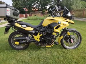 Yellow BMW F 700GS 2013 in Vilnius, with an engine capacity of 0.80 L and mileage of 58 thousand km for 5250 €, photo 8 on AUTOMOTO.COM.LV