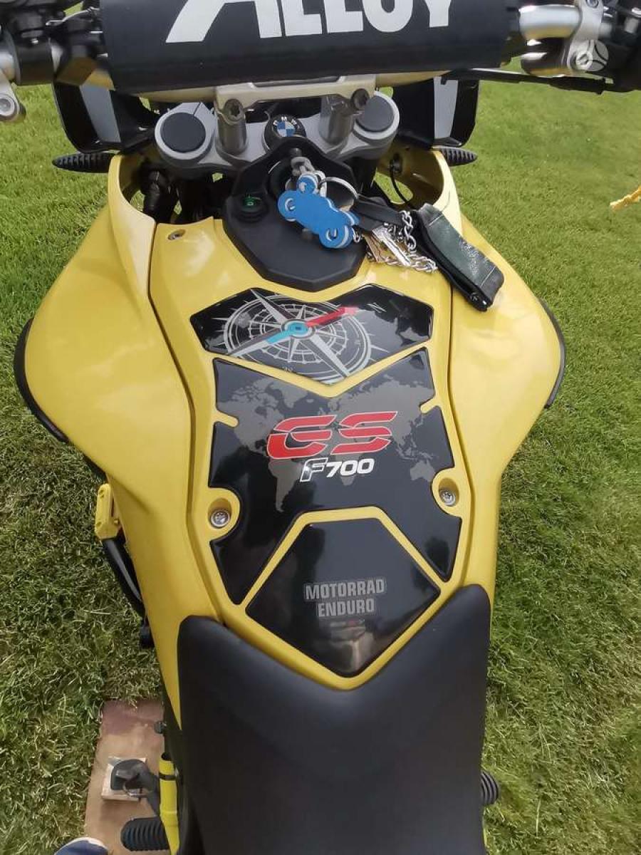 Yellow BMW F 700GS 2013 in Vilnius, with an engine capacity of 0.80 L and mileage of 58 thousand km for 5250 €, photo 27 on AUTOMOTO.COM.LV