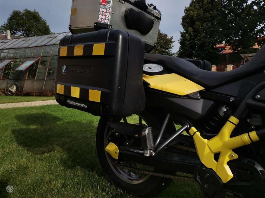 Yellow BMW F 700GS 2013 in Vilnius, with an engine capacity of 0.80 L and mileage of 58 thousand km for 5250 €, photo 34 on AUTOMOTO.COM.LV