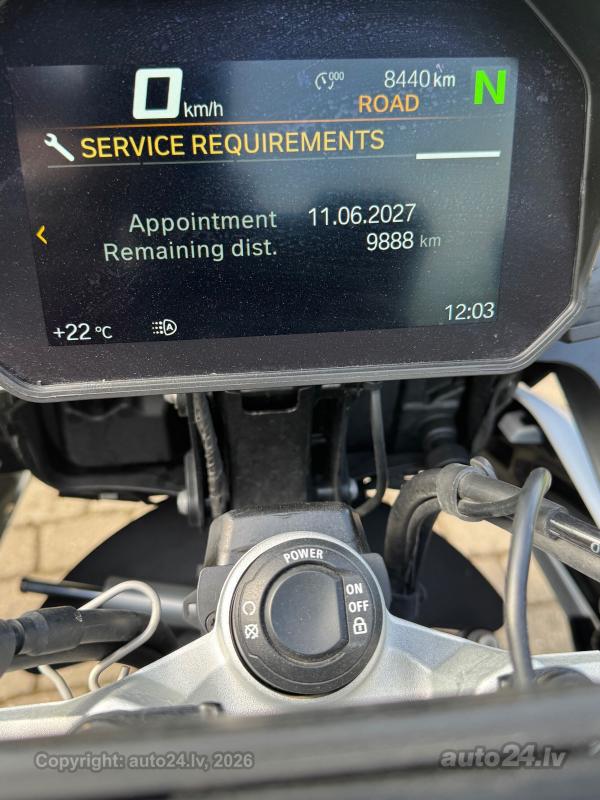 BMW F 750GS 2024 in Tallinn, with an engine capacity of 0.85 L and mileage of 8 thousand km for 9450 €, photo 8 on AUTOMOTO.COM.LV