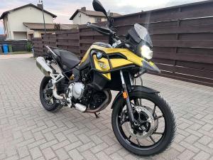 Yellow BMW F 750GS 2018 in Vilnius, with an engine capacity of 0.85 L and mileage of 66 thousand km for 7350 €, photo  on AUTOMOTO.COM.LV
