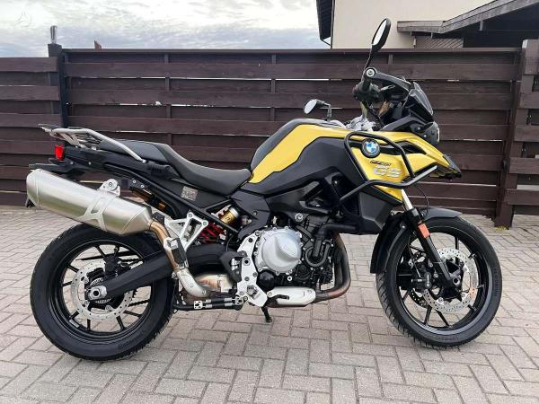 Желтый БМВ F 750GS 2018 в Вильнюс, объемом двигателя 0.85 л и пробегом 66 тыс. км за 7350 €, фото 2 на AUTOMOTO.COM.LV