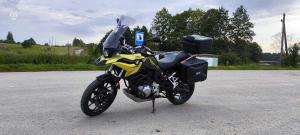 Yellow BMW F 750GS 2019 in Vilnius, with an engine capacity of 0.85 L and mileage of 10 thousand km for 9000 €, photo 1 on AUTOMOTO.COM.LV