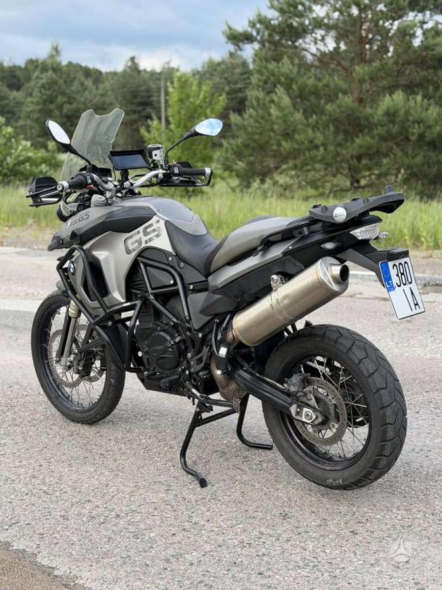 Black BMW F 800GS 2009 in Jonava, with an engine capacity of 0.80 L and mileage of 55 thousand km for 5200 €, photo 7 on AUTOMOTO.COM.LV
