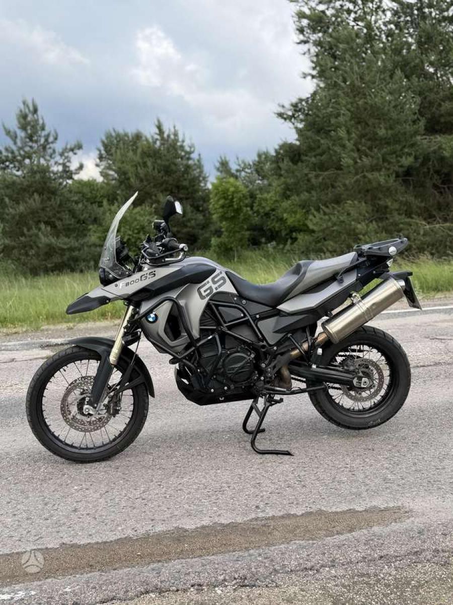 Black BMW F 800GS 2009 in Jonava, with an engine capacity of 0.80 L and mileage of 55 thousand km for 5200 €, photo 8 on AUTOMOTO.COM.LV