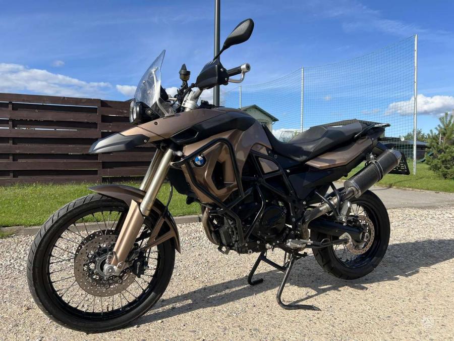 Brown BMW F 800GS 2010 in Vilnius, with an engine capacity of 0.80 L and mileage of 58 thousand km for 4900 €, photo 3 on AUTOMOTO.COM.LV