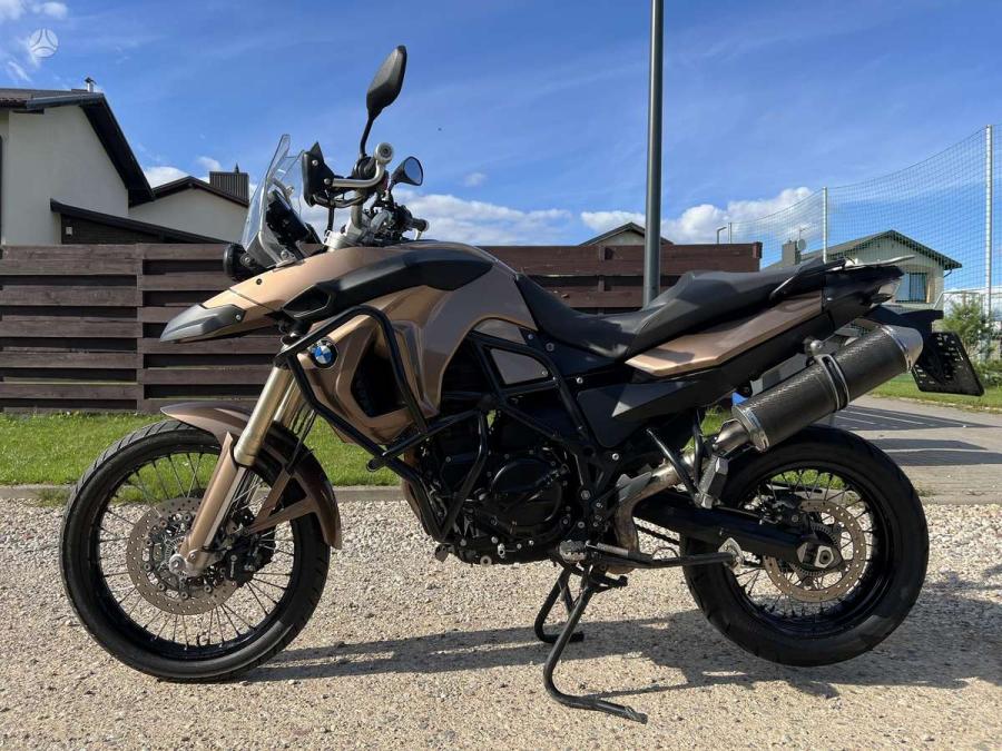 Brown BMW F 800GS 2010 in Vilnius, with an engine capacity of 0.80 L and mileage of 58 thousand km for 4900 €, photo 4 on AUTOMOTO.COM.LV