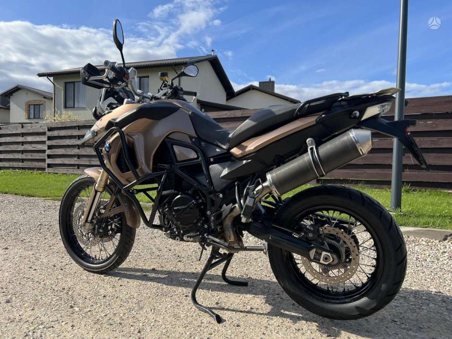 Brown BMW F 800GS 2010 in Vilnius, with an engine capacity of 0.80 L and mileage of 58 thousand km for 4900 €, photo 5 on AUTOMOTO.COM.LV