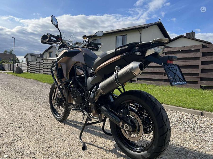 Brown BMW F 800GS 2010 in Vilnius, with an engine capacity of 0.80 L and mileage of 58 thousand km for 4900 €, photo 6 on AUTOMOTO.COM.LV