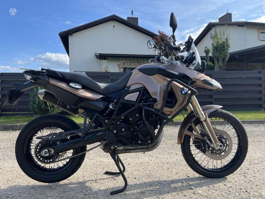 Brown BMW F 800GS 2010 in Vilnius, with an engine capacity of 0.80 L and mileage of 58 thousand km for 4900 €, photo 9 on AUTOMOTO.COM.LV