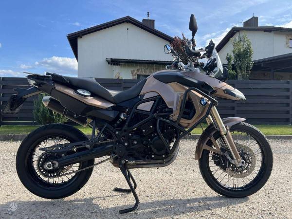Brown BMW F 800GS 2010 in Vilnius, with an engine capacity of 0.80 L and mileage of 58 thousand km for 4900 €, photo 9 on AUTOMOTO.COM.LV