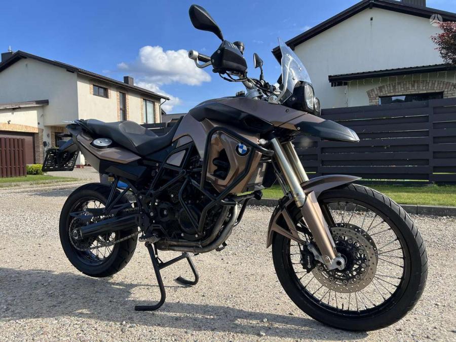 Brown BMW F 800GS 2010 in Vilnius, with an engine capacity of 0.80 L and mileage of 58 thousand km for 4900 €, photo 11 on AUTOMOTO.COM.LV
