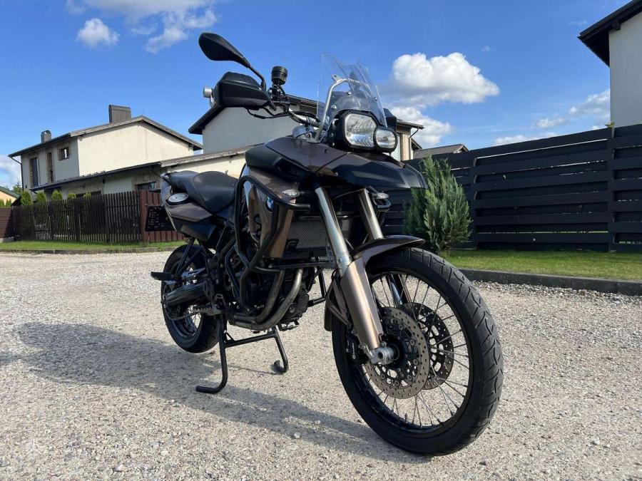 Brown BMW F 800GS 2010 in Vilnius, with an engine capacity of 0.80 L and mileage of 58 thousand km for 4900 €, photo 12 on AUTOMOTO.COM.LV