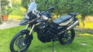 Brūns BMW F 800GS 2012 Kretinga, ar dzinēja tilpumu 0.80 L un nobraukumu 20 tūkst. km par 7200 €, foto  vietnē AUTOMOTO.COM.LV