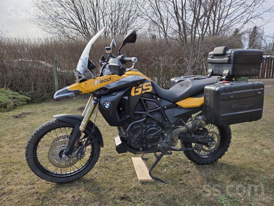 BMW F 800GS 2008 in Riga, with an engine capacity of 0.80 L and mileage of 0 thousand km for 3500 €, photo 1 on AUTOMOTO.COM.LV