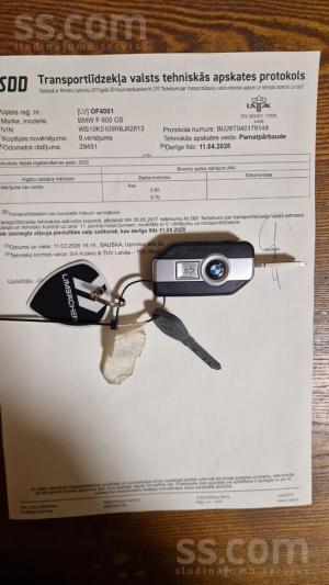 БМВ F 800GS 2024 в Бауска, объемом двигателя 0.90 л и пробегом 0 тыс. км за 7999 €, фото 10 на AUTOMOTO.COM.LV