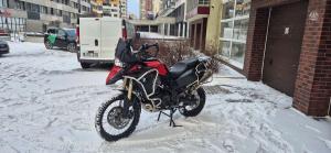 Red BMW F 800GS 2014 in Vilnius, with an engine capacity of 0.80 L and mileage of 25 thousand km for 4700 €, photo 2 on AUTOMOTO.COM.LV