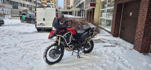 Red BMW F 800GS 2014 in Vilnius, with an engine capacity of 0.80 L and mileage of 25 thousand km for 4500 €, photo 6 on AUTOMOTO.COM.LV