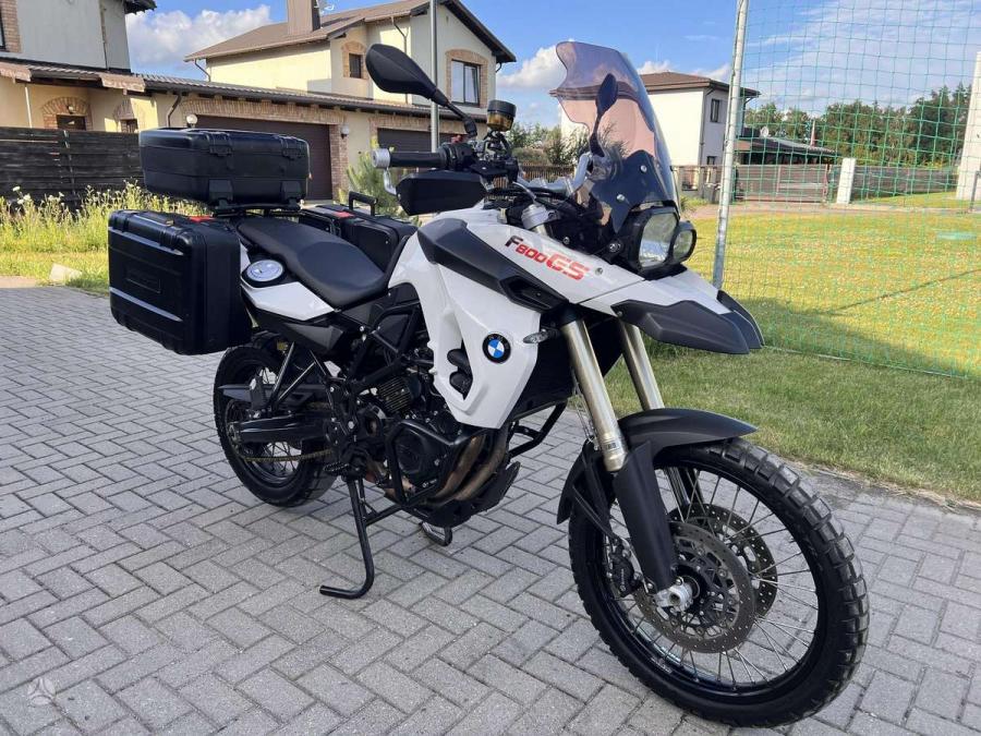 Белый БМВ F 800GS 2011 в Вильнюс, объемом двигателя 0.80 л и пробегом 36 тыс. км за 5690 €, фото 14 на AUTOMOTO.COM.LV