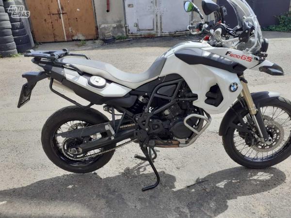 White BMW F 800GS 2011 in Panevezys, with an engine capacity of 0.80 L and mileage of 40 thousand km for 4800 €, photo 8 on AUTOMOTO.COM.LV