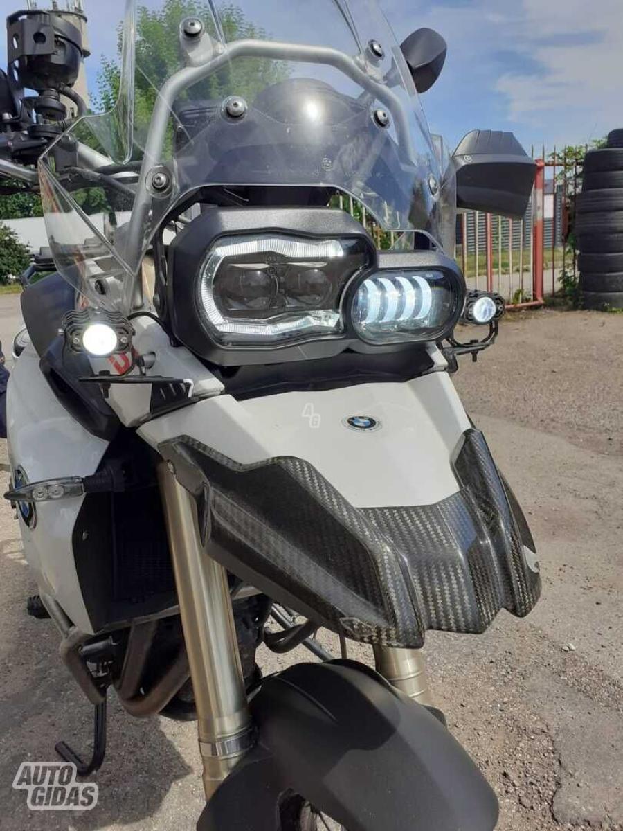 White BMW F 800GS 2011 in Panevezys, with an engine capacity of 0.80 L and mileage of 40 thousand km for 4800 €, photo 10 on AUTOMOTO.COM.LV