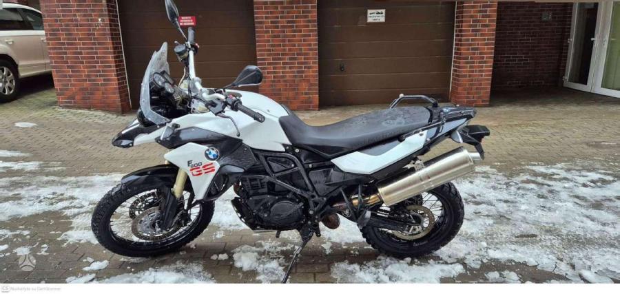 Белый БМВ F 800GS 2012 в Вильнюс, объемом двигателя 0.80 л и пробегом 58 тыс. км за 4700 €, фото 2 на AUTOMOTO.COM.LV