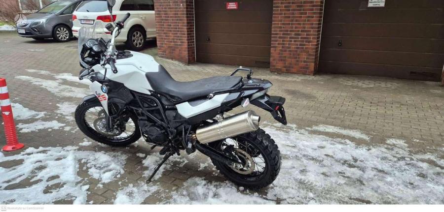 White BMW F 800GS 2012 in Vilnius, with an engine capacity of 0.80 L and mileage of 58 thousand km for 4900 €, photo 3 on AUTOMOTO.COM.LV