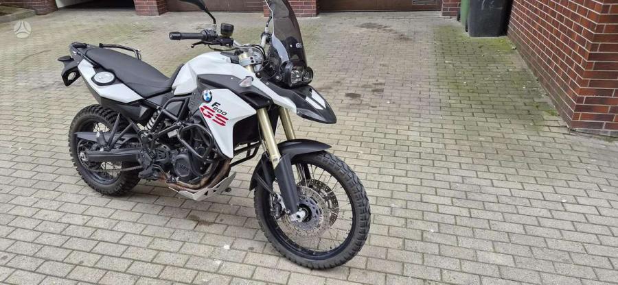White BMW F 800GS 2012 in Vilnius, with an engine capacity of 0.80 L and mileage of 61 thousand km for 4999 €, photo 3 on AUTOMOTO.COM.LV