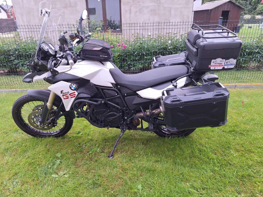 White BMW F 800GS 2014 in Kaunas, with an engine capacity of 0.80 L and mileage of 80 thousand km for 6500 €, photo 8 on AUTOMOTO.COM.LV