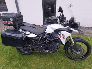 White BMW F 800GS 2014 in Kaunas, with an engine capacity of 0.80 L and mileage of 80 thousand km for 6500 €, photo 14 on AUTOMOTO.COM.LV