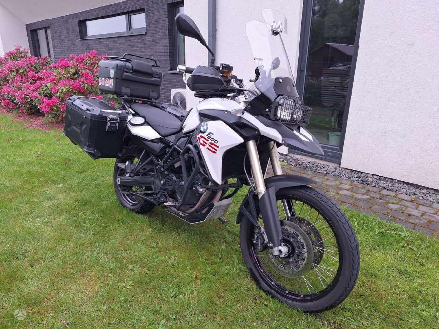 White BMW F 800GS 2014 in Kaunas, with an engine capacity of 0.80 L and mileage of 80 thousand km for 6500 €, photo 15 on AUTOMOTO.COM.LV