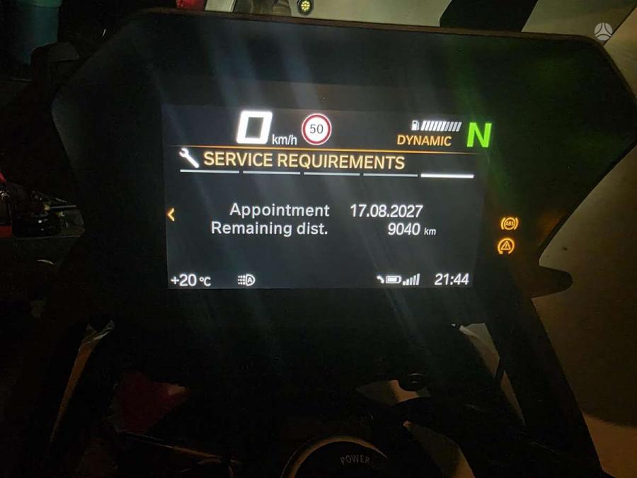 Белый БМВ F 800GS 2025 в Вильнюс, объемом двигателя 0.90 л и пробегом 4 тыс. км за 13000 €, фото 15 на AUTOMOTO.COM.LV