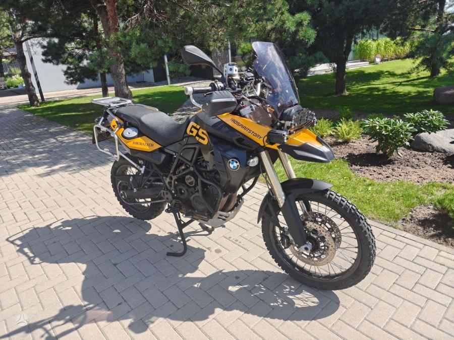 Yellow BMW F 800GS 2009 in Vilnius, with an engine capacity of 0.80 L and mileage of 77 thousand km for 5600 €, photo 9 on AUTOMOTO.COM.LV