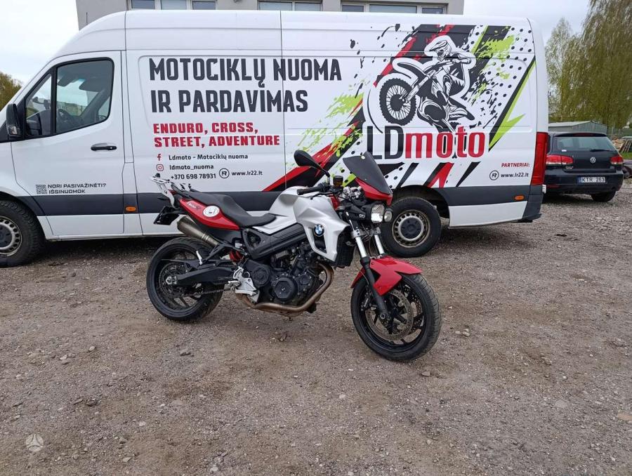 BMW F 800R 2013 in Vievis, with an engine capacity of 0.80 L and mileage of 20 thousand km for 2700 €, photo 12 on AUTOMOTO.COM.LV