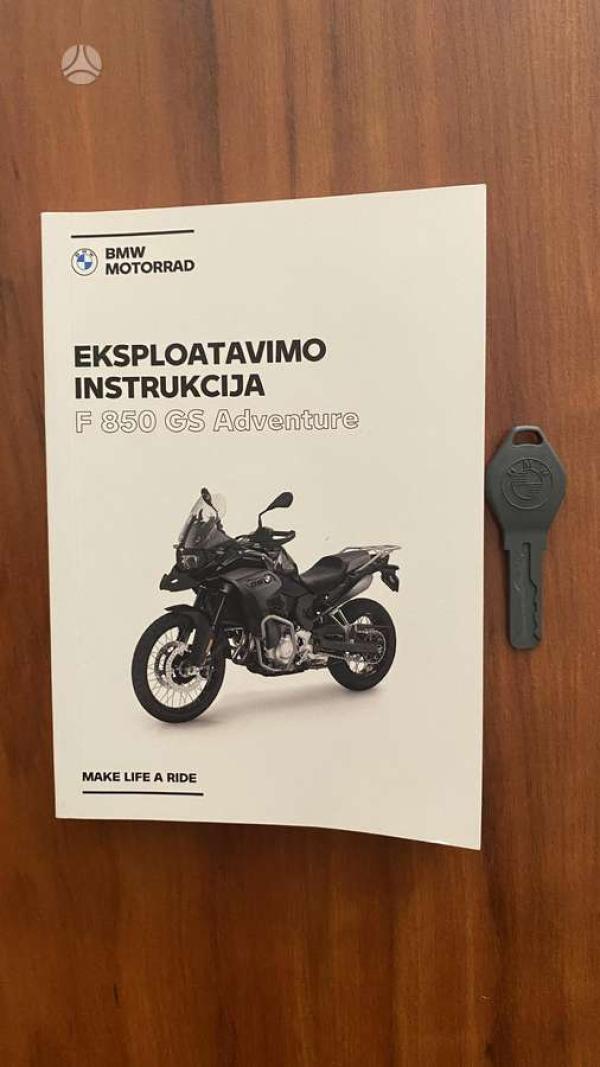 Черный БМВ F 850GS Adventure 2022 в Шяуляй, объемом двигателя 0.85 л и пробегом 16 тыс. км за 12300 €, фото 9 на AUTOMOTO.COM.LV