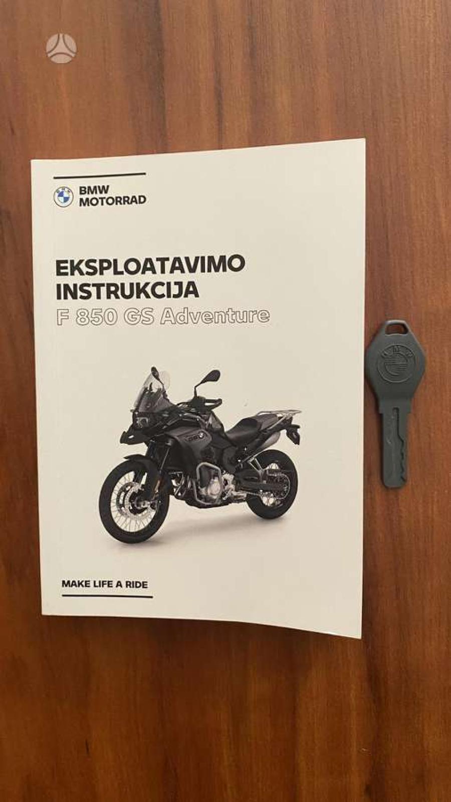 Черный БМВ F 850GS Adventure 2022 в Шяуляй, объемом двигателя 0.85 л и пробегом 16 тыс. км за 12300 €, фото 10 на AUTOMOTO.COM.LV