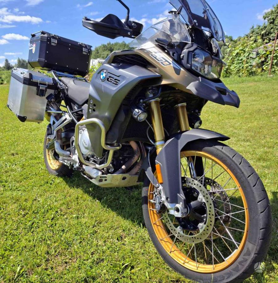 Green BMW F 850GS Adventure 2023 in Kupiskis, with an engine capacity of 0.85 L and mileage of 35 thousand km for 12000 €, photo 12 on AUTOMOTO.COM.LV